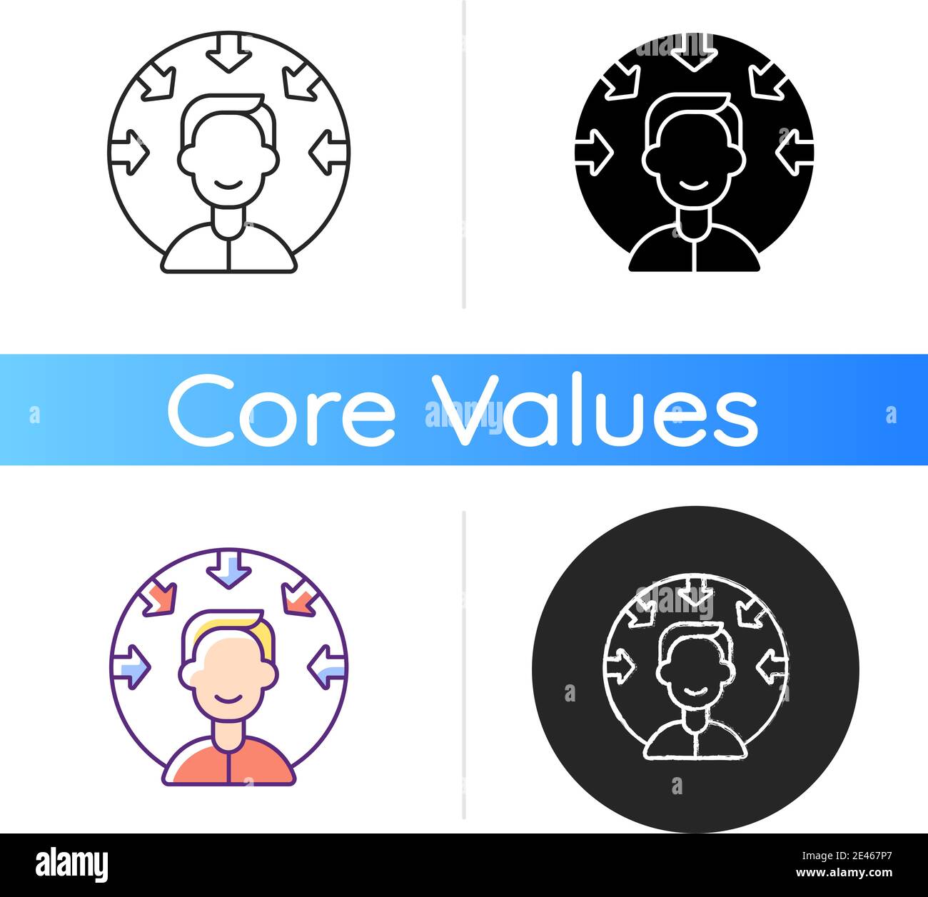 Customer centricity icon Stock Vector Image & Art - Alamy