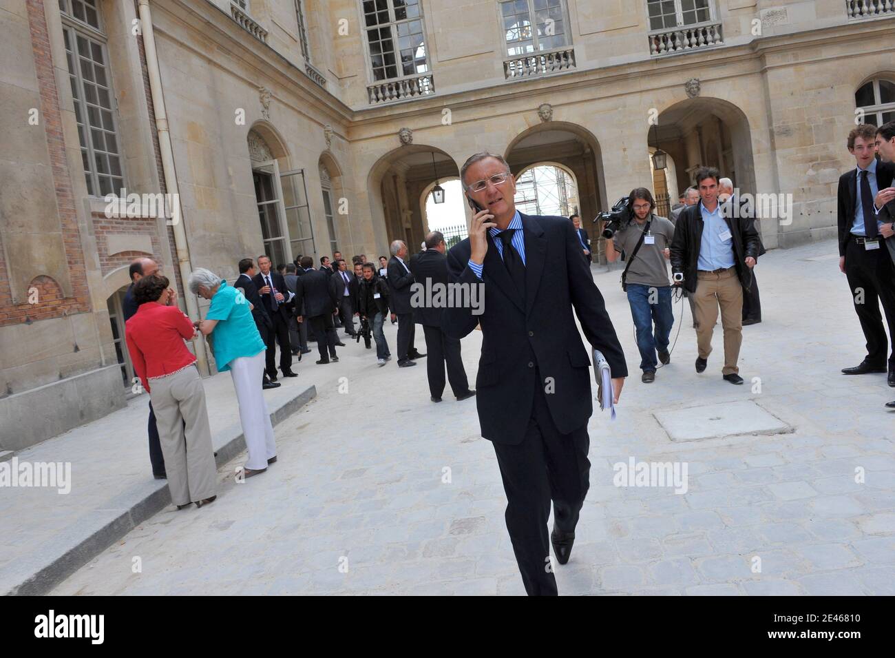 Andre Vallini is seen during a special congress of both houses of ...