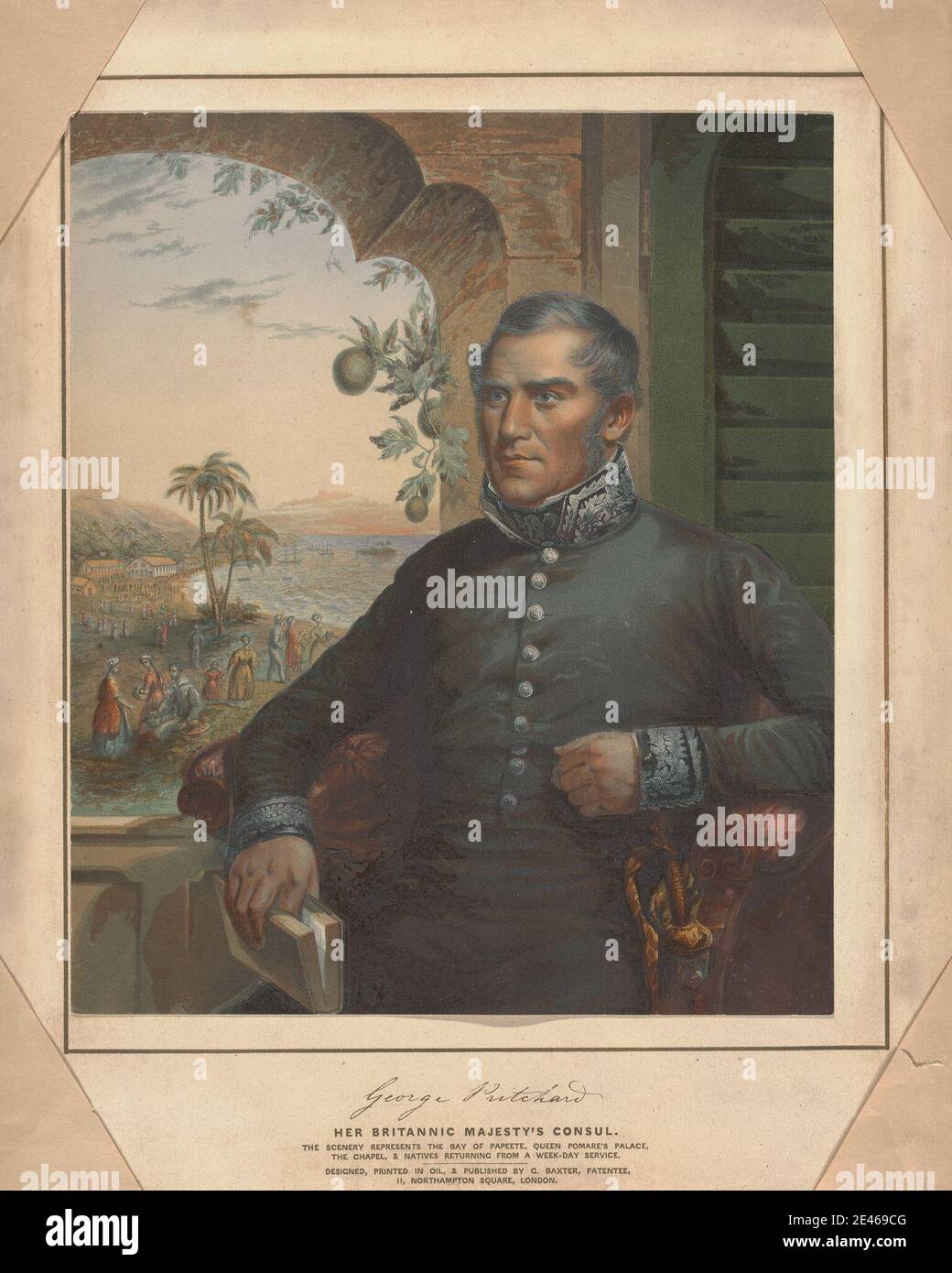 Print made by George Baxter, 1804–1867, British, George Pritchard, Her ...