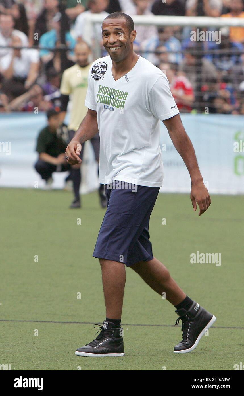 France and Barcelona FC soccer player Thierry Henry during the ...