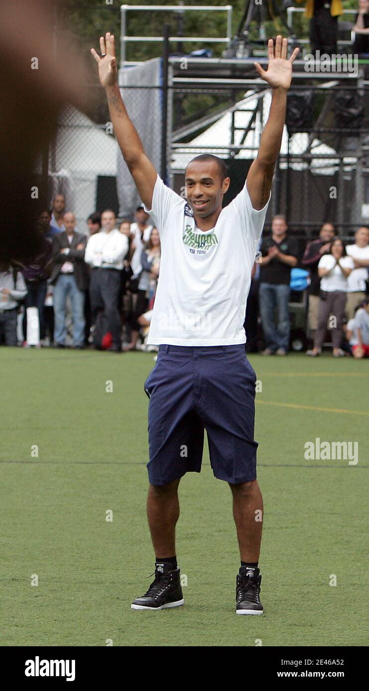 France and Barcelona soccer player Thierry Henry during the Celebrity ...