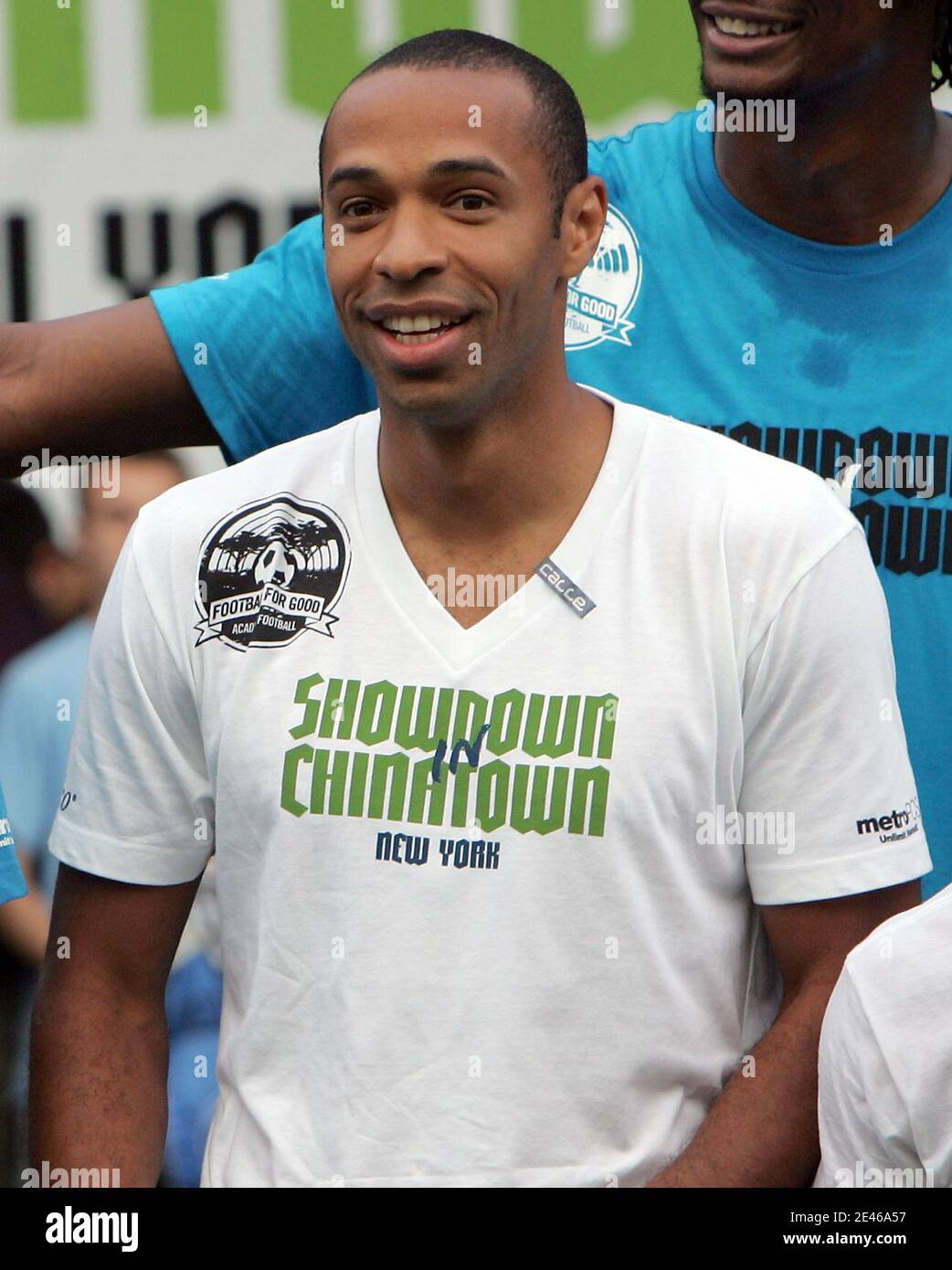 France and Barcelona FC soccer player Thierry Henry during the ...