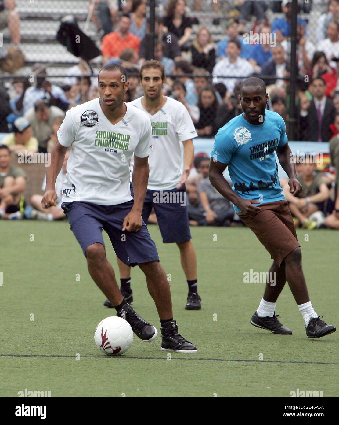 France and Barcelona FC soccer player Thierry Henry during the ...