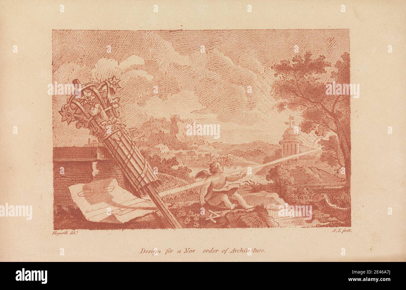 Samuel Ireland, active 1760â€“died 1800, British, Design for a New ...