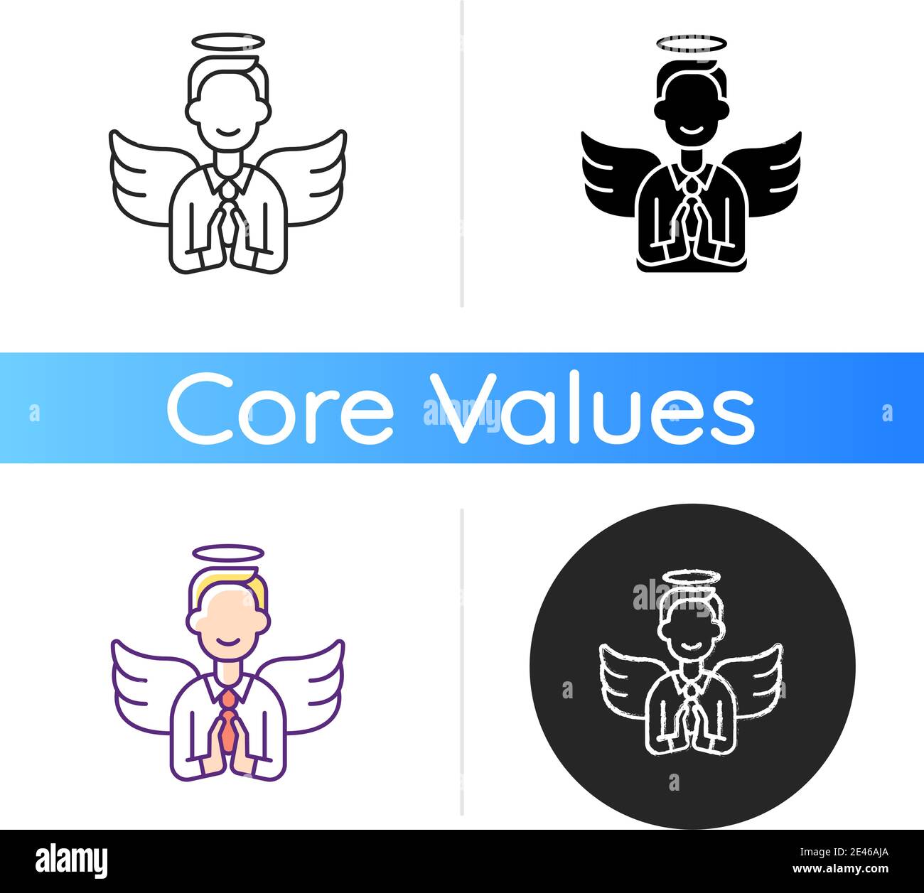 Symbol of humility Stock Vector Images - Alamy