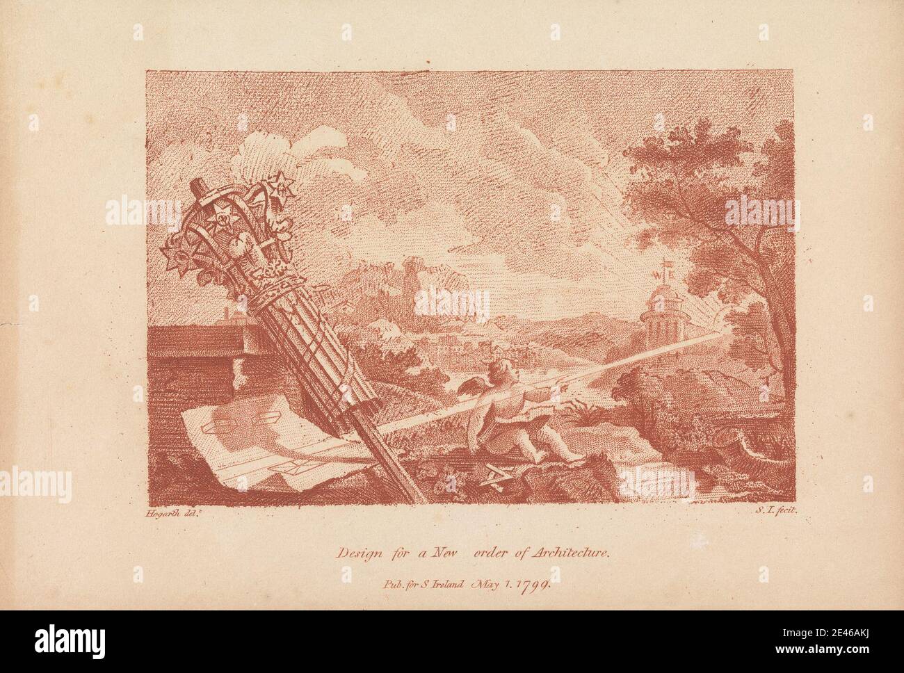 Samuel Ireland, active 1760â€“died 1800, British, Design for a New ...