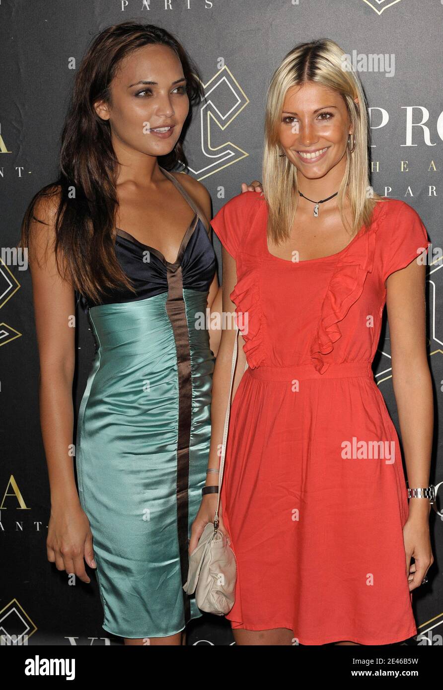 Former Miss France Valerie Begue and Alexandra Rosenfeld attending the ...