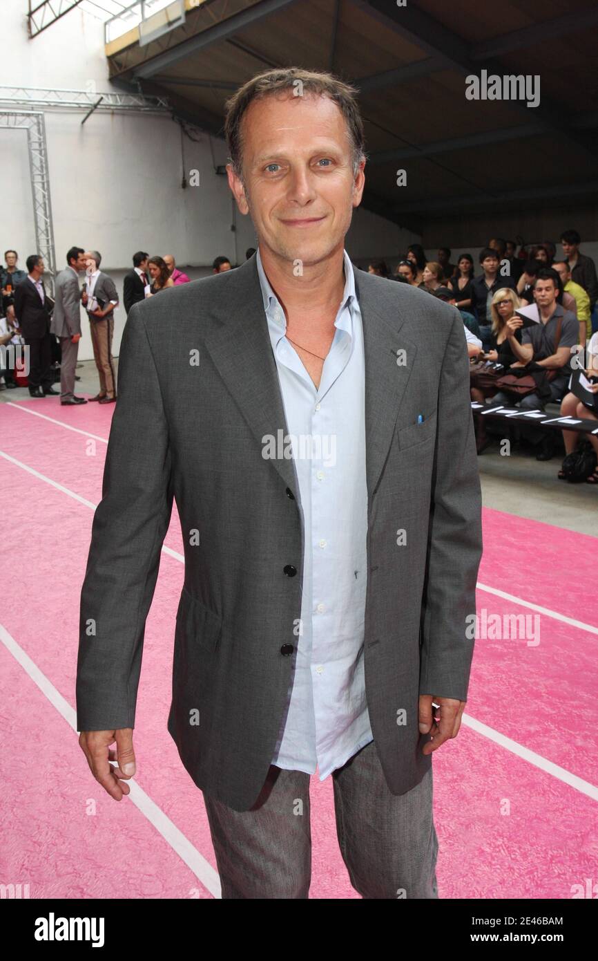 French actor Charles Berling during Emmanuel Ungaro men's 2009-2010 ...