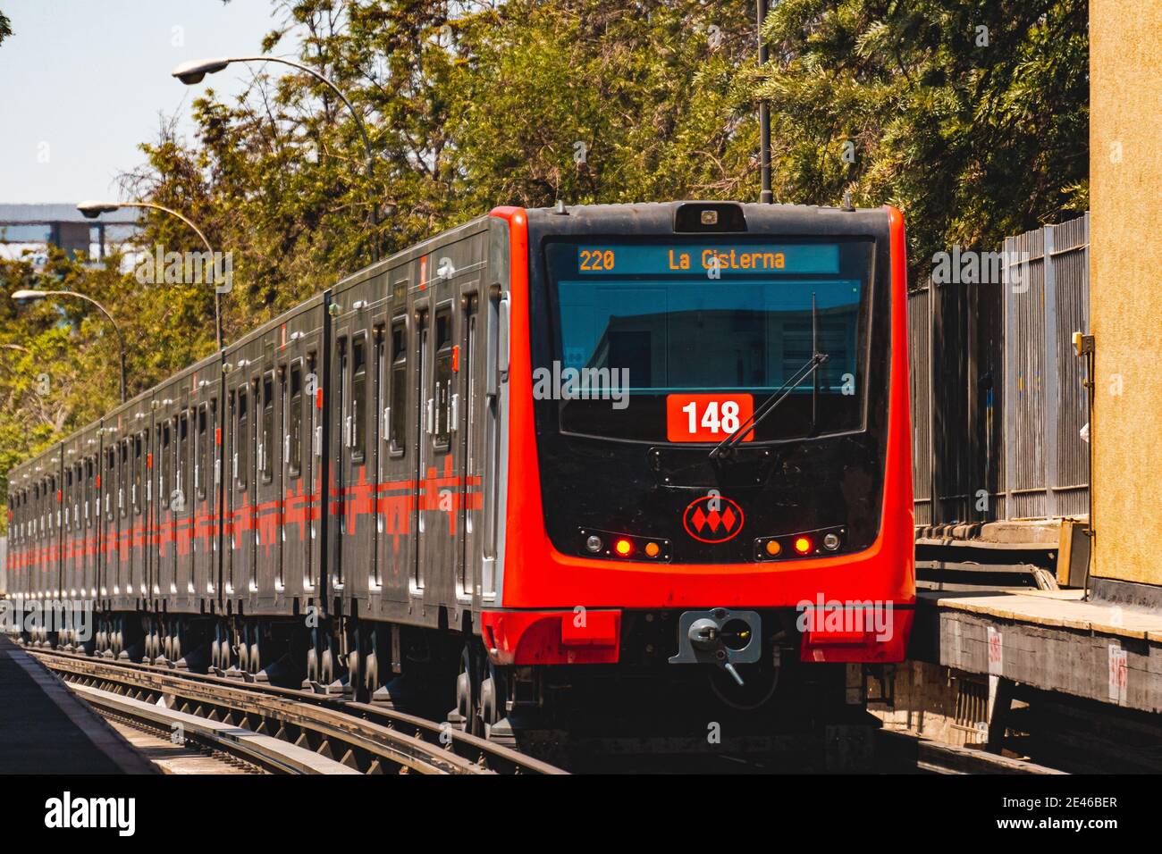 Metro de santiago parque o' higgins hi-res stock photography and images ...