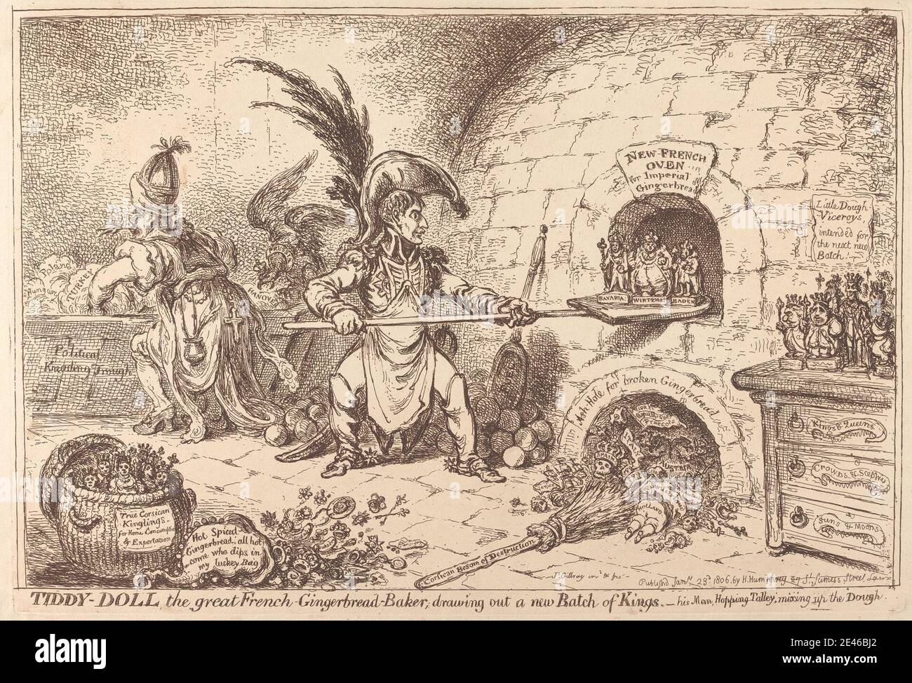 Drawing By James Gillray High Resolution Stock Photography and Images ...