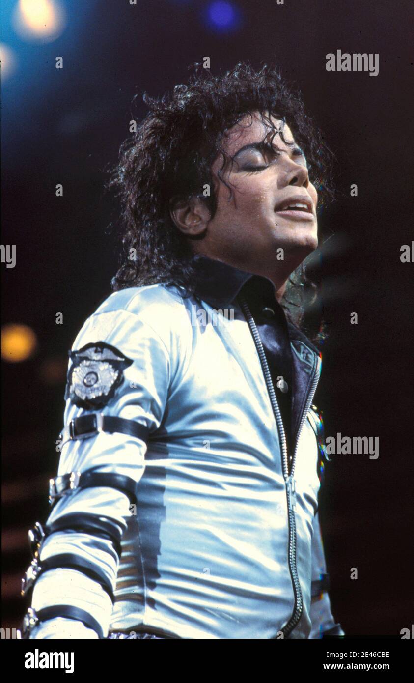 File picture of Michael Jackson performing live in Munich, Germany in ...