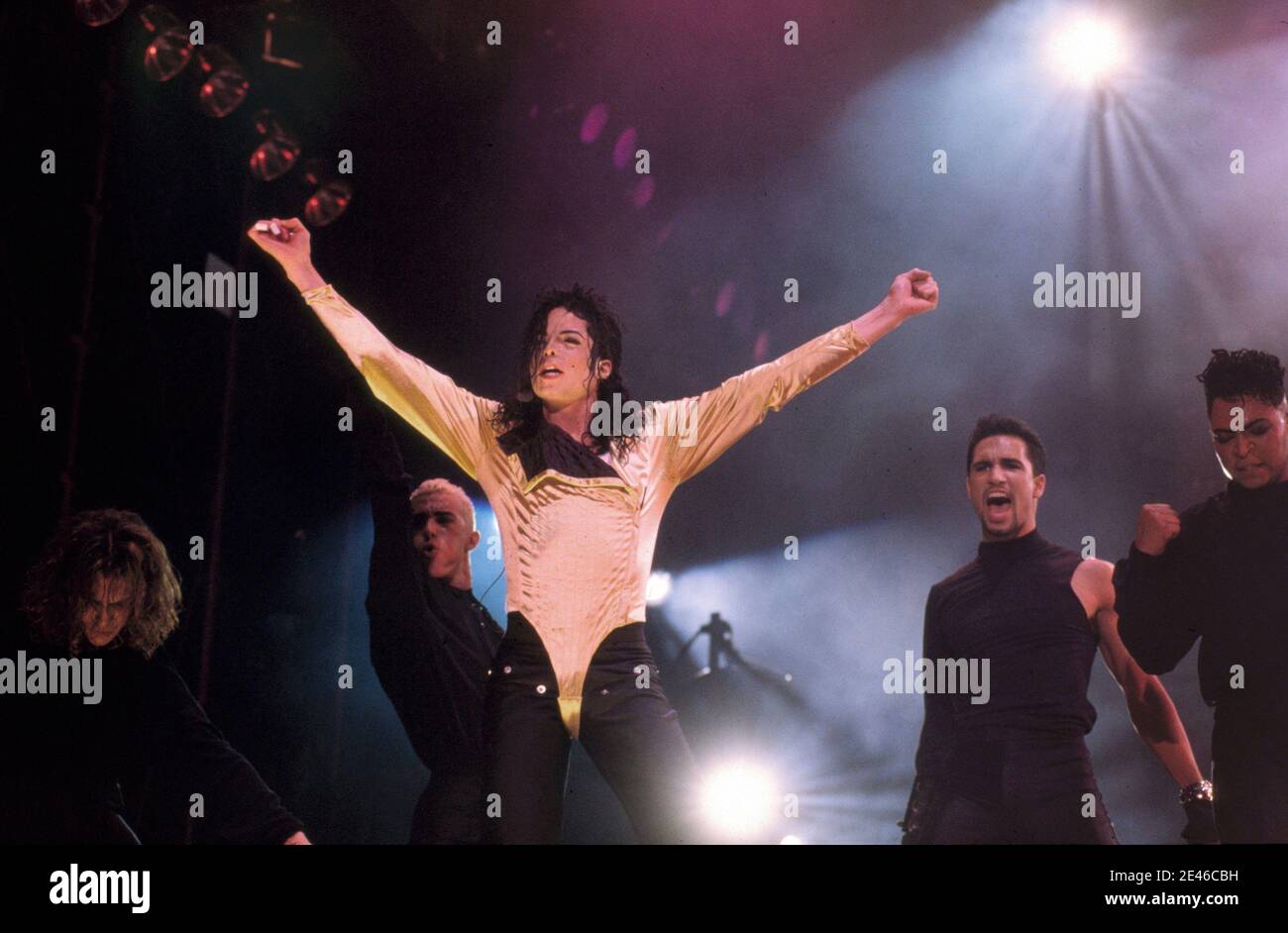 File picture of Michael Jackson performing live in Munich, Germany in ...