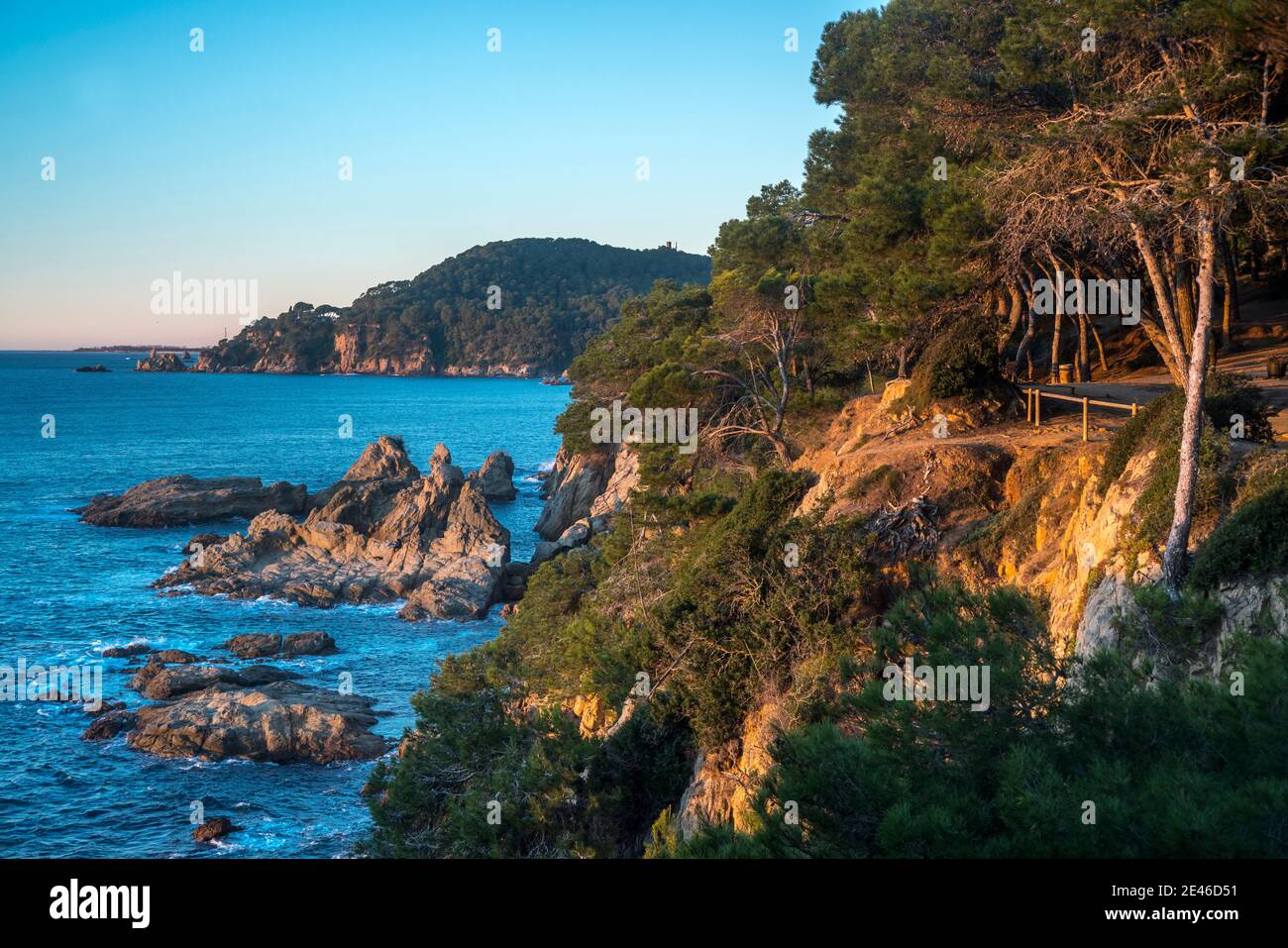ILLA DE BOT PUNTA DE S’AGULLA LLORET DE MAR COSTA BRAVA CATALONIA SPAIN ...
