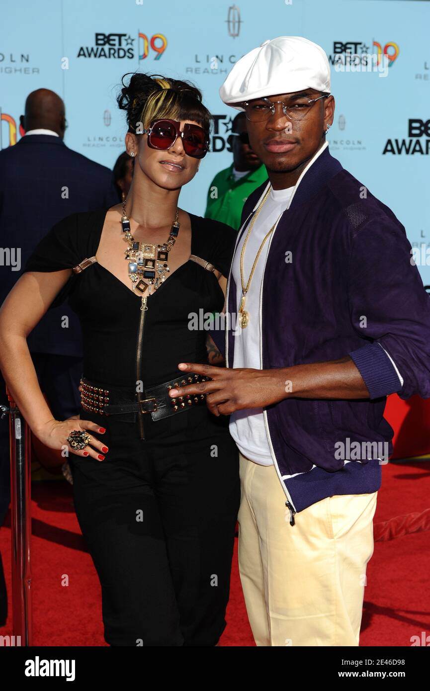 Ne-Yo attending the 2009 BET Awards held at the Shrine Auditorium in ...