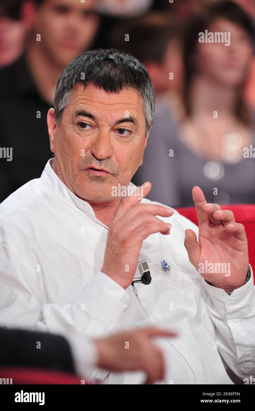 Jean-Marie Bigard at the taping of Vivement Dimanche on April 15, 2009 ...