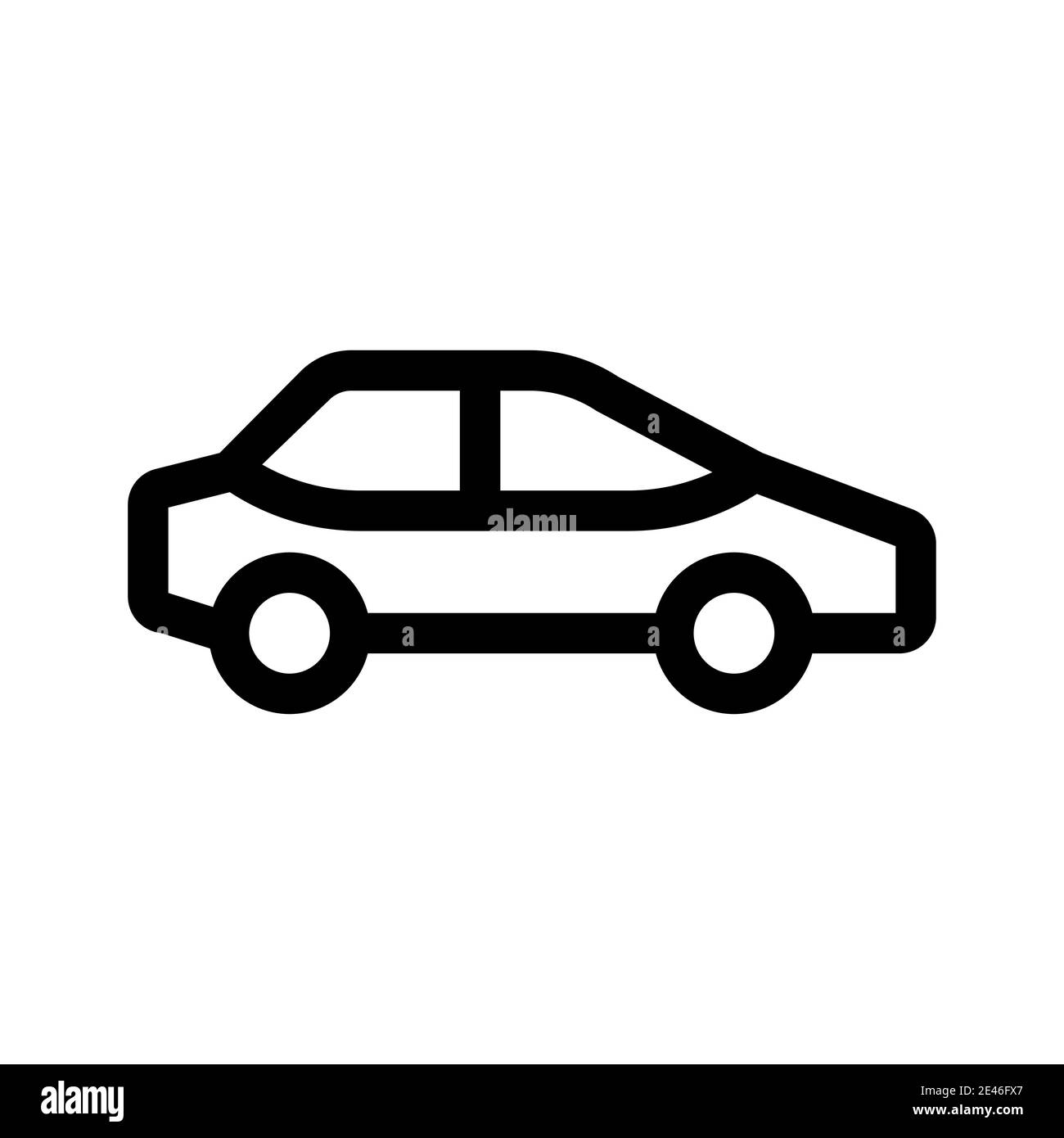 Sedan outline hi-res stock photography and images - Alamy