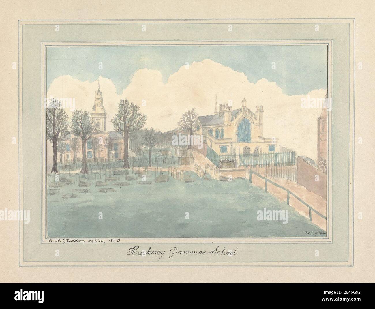 Watercolor and wash over graphite hi-res stock photography and images ...