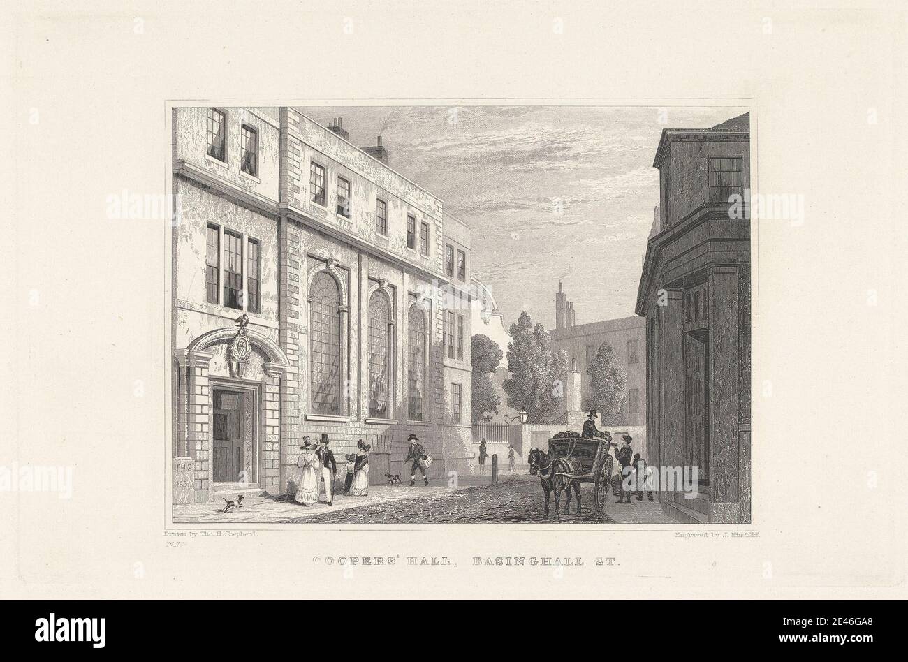 John J. Hinchliff, 1805â€“1875, British, Coopers Hall, Basinghall ...