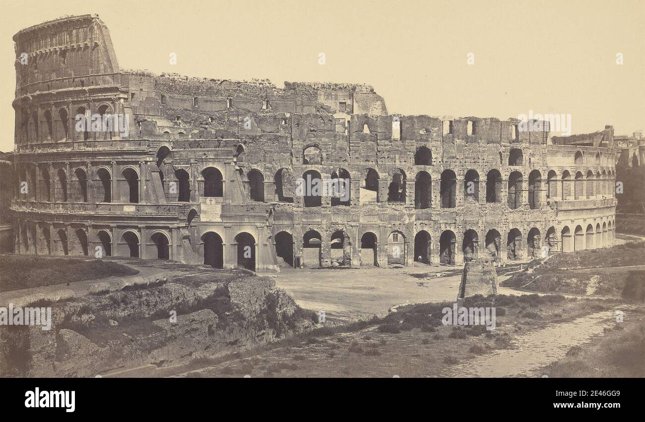 Robert MacPherson, 1811â€“1872, British, The Coliseum with Meta Sudans ...