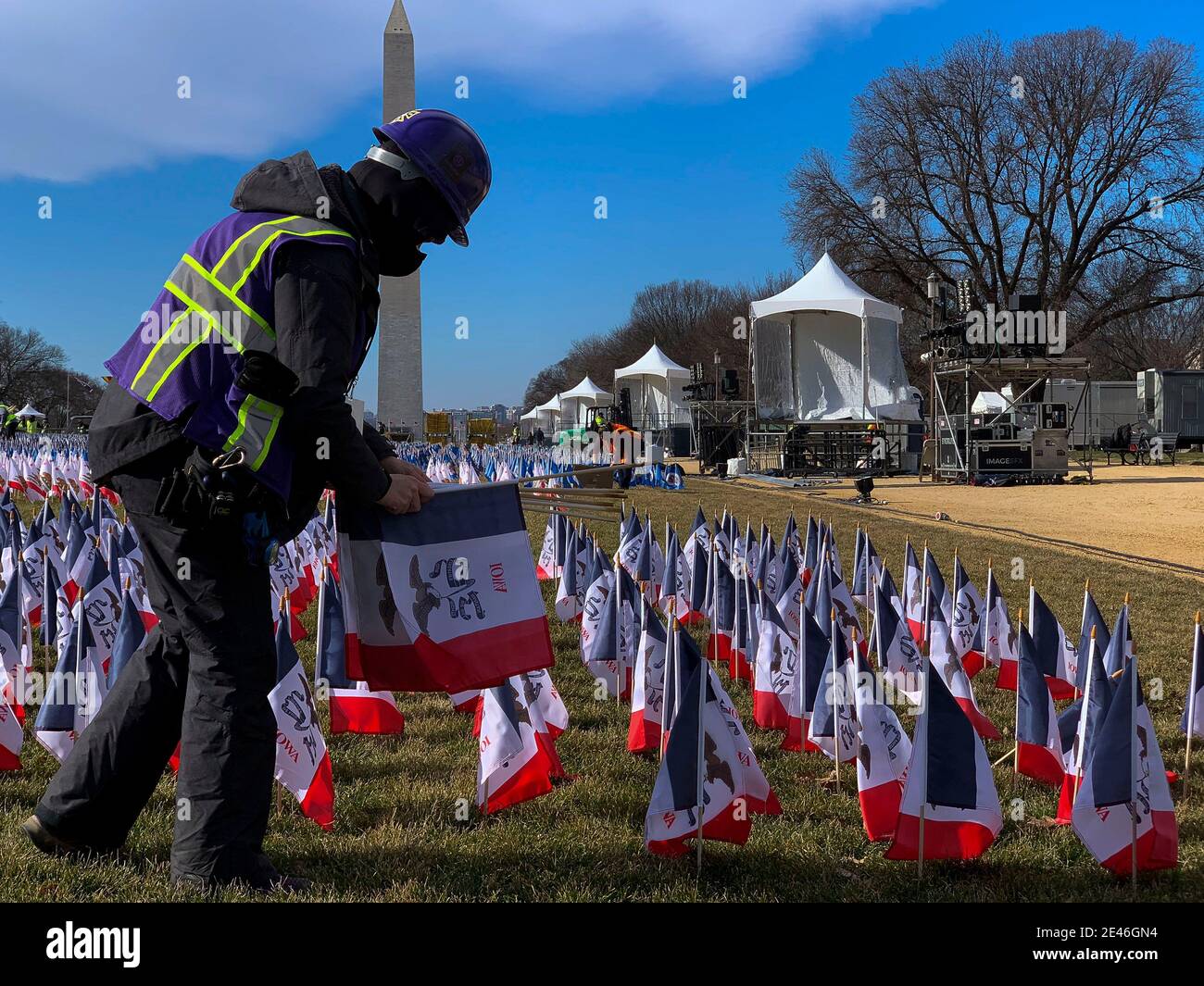 Washington, District of Columbia, USA. 21st Jan, 2021. On the morning ...