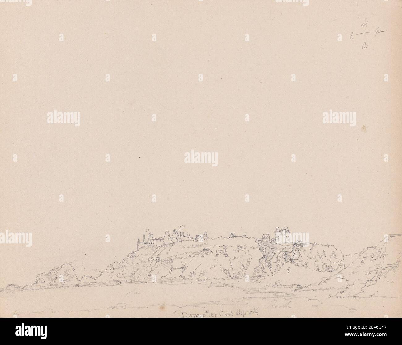 James Moore, 1762â€“1799, British, Dunnottar Castle, Scotland, 1792 ...