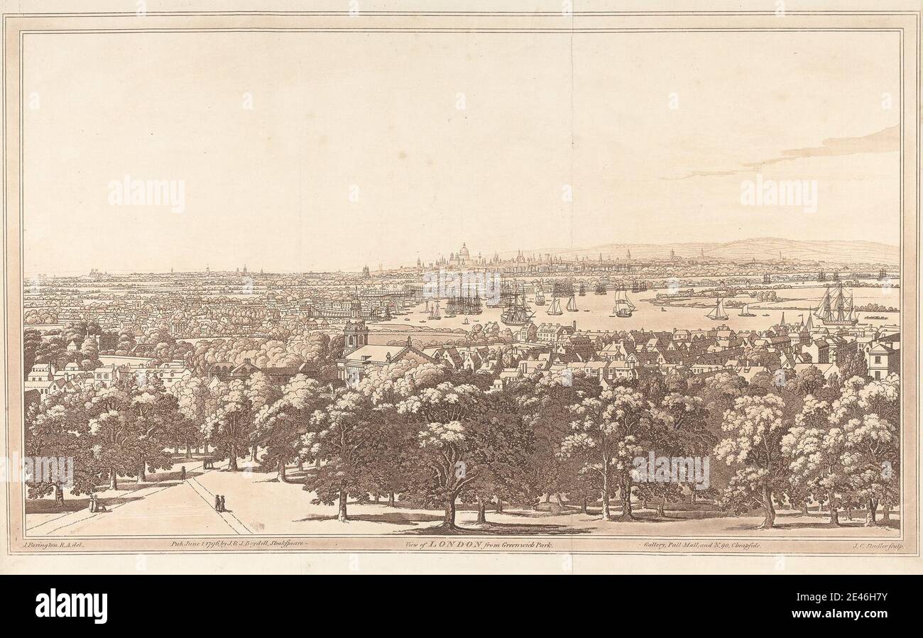 Joseph Constantine Stadler, active 1780â€“1812, British, View of London ...