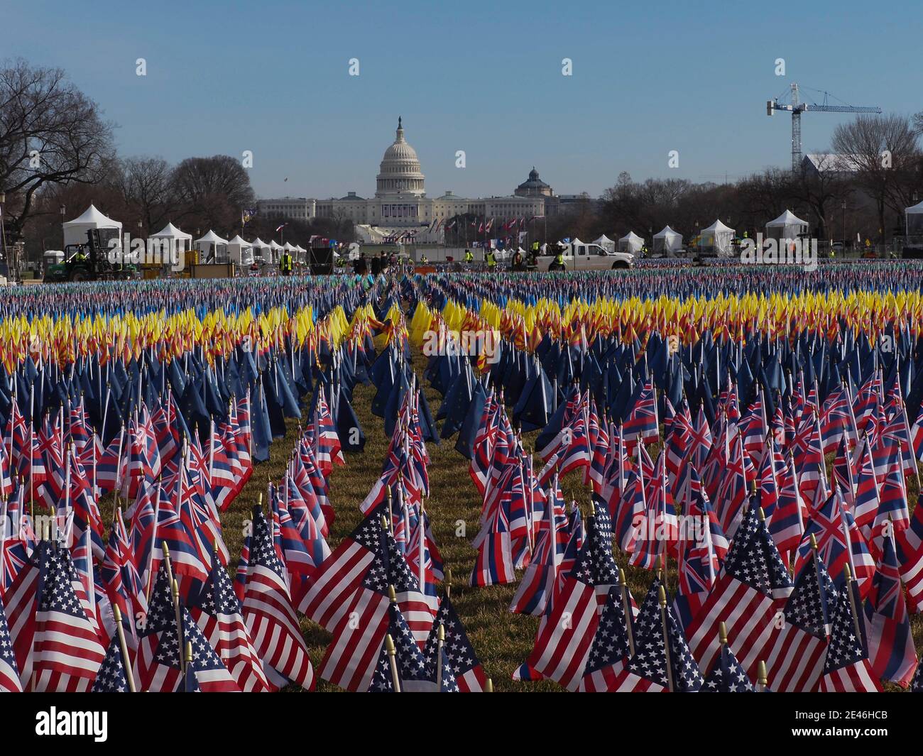 Washington, District of Columbia, USA. 21st Jan, 2021. On the day after ...