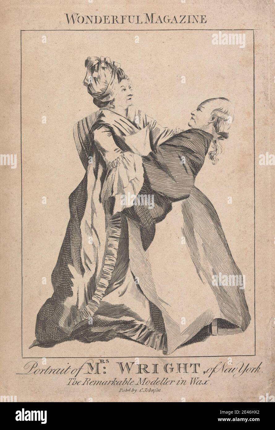 Print made by unknown artist, Mrs. Wright of New York, the Remarkable ...