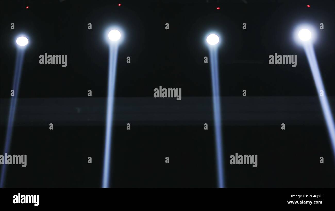 Stage Scene with led lighting walls on black background with concert ...