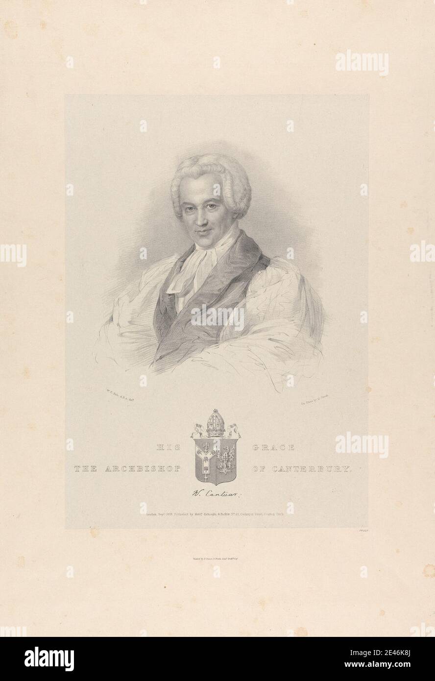 M. Gauci, 1810â€“1846, William Howley, Archbishop of Canterbury, 1839 ...
