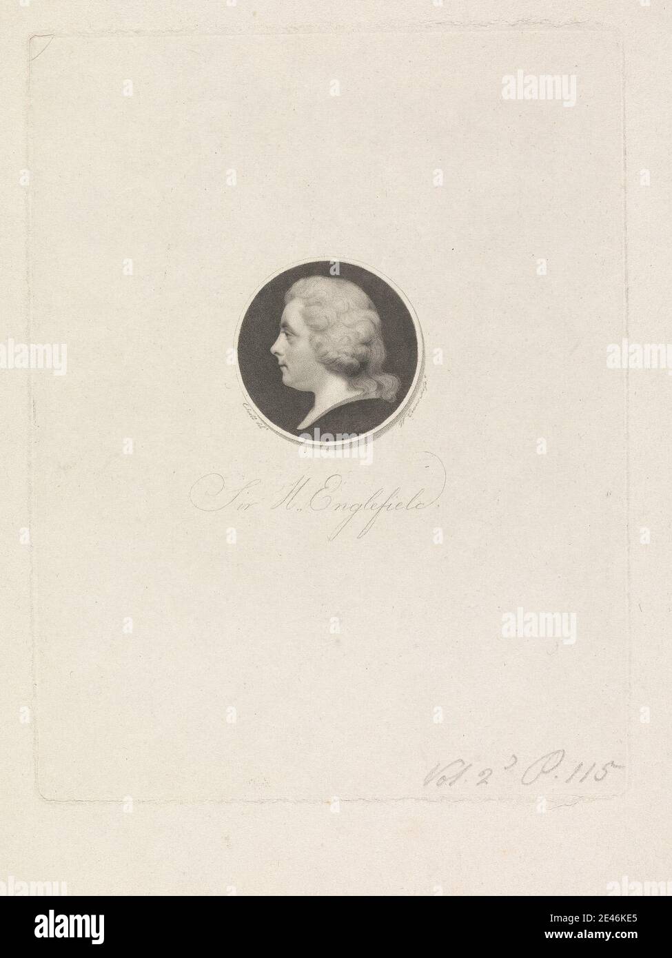 William Evans, active 1797â€“1856, British, Sir Henry Englefield ...