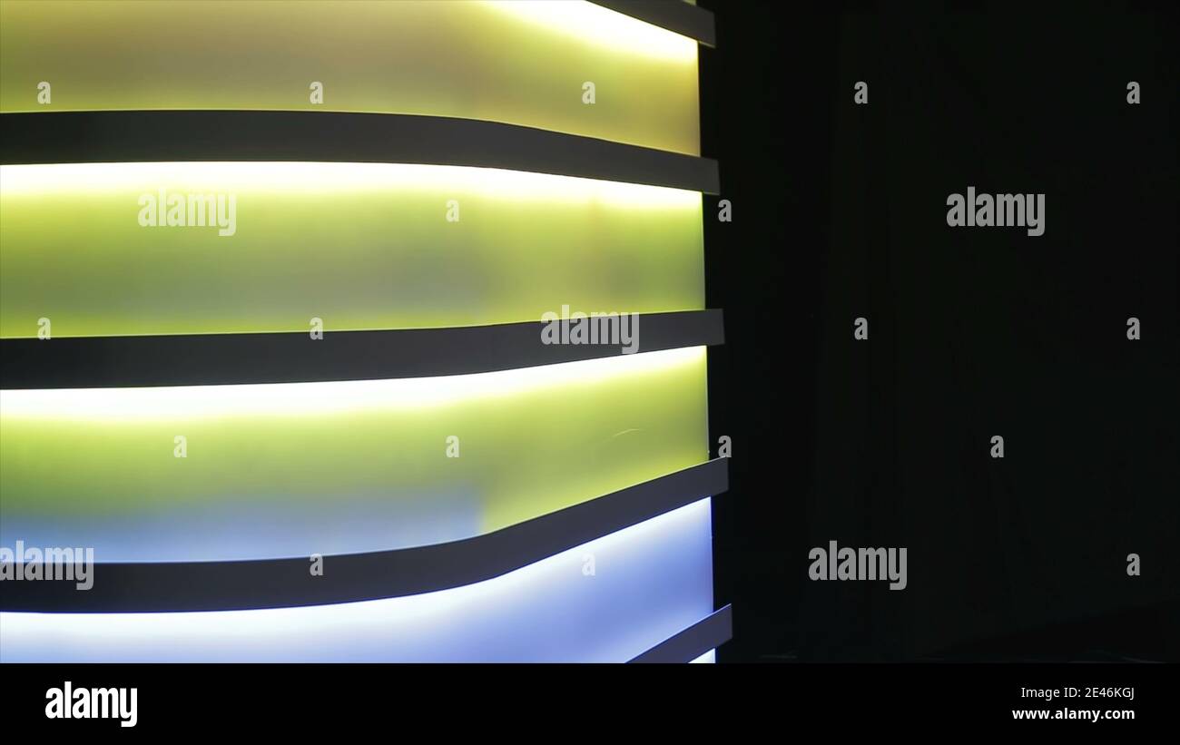 Stage Decoration Wall Lights Stock Photo - Alamy