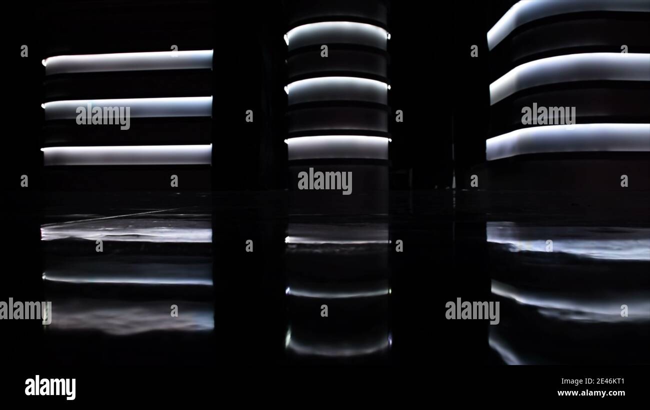 Stage Decoration Wall Lights Stock Photo - Alamy