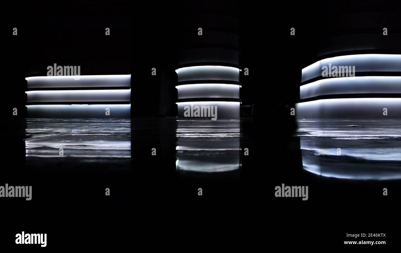 Stage Decoration Wall Lights Stock Photo - Alamy