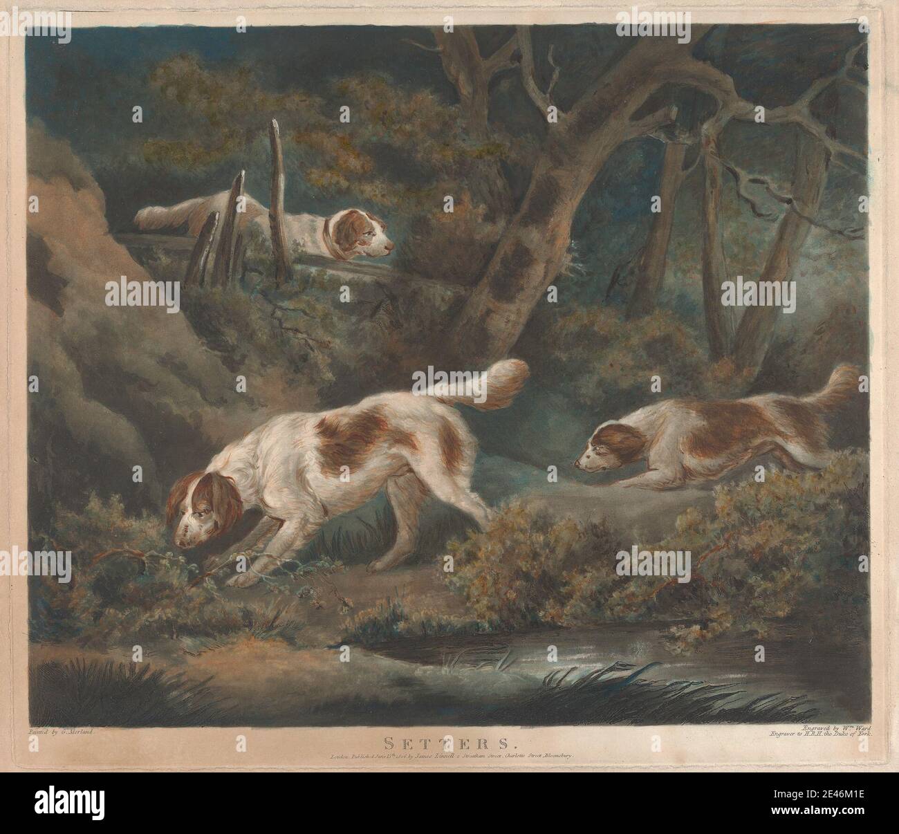William Ward, 1766â€“1826, British, [Shooting]: Setters, 1806 ...