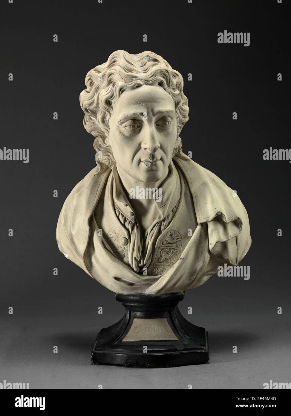 unknown artist, eighteenth century, John Locke, ca. 1750. Plaster. man ...