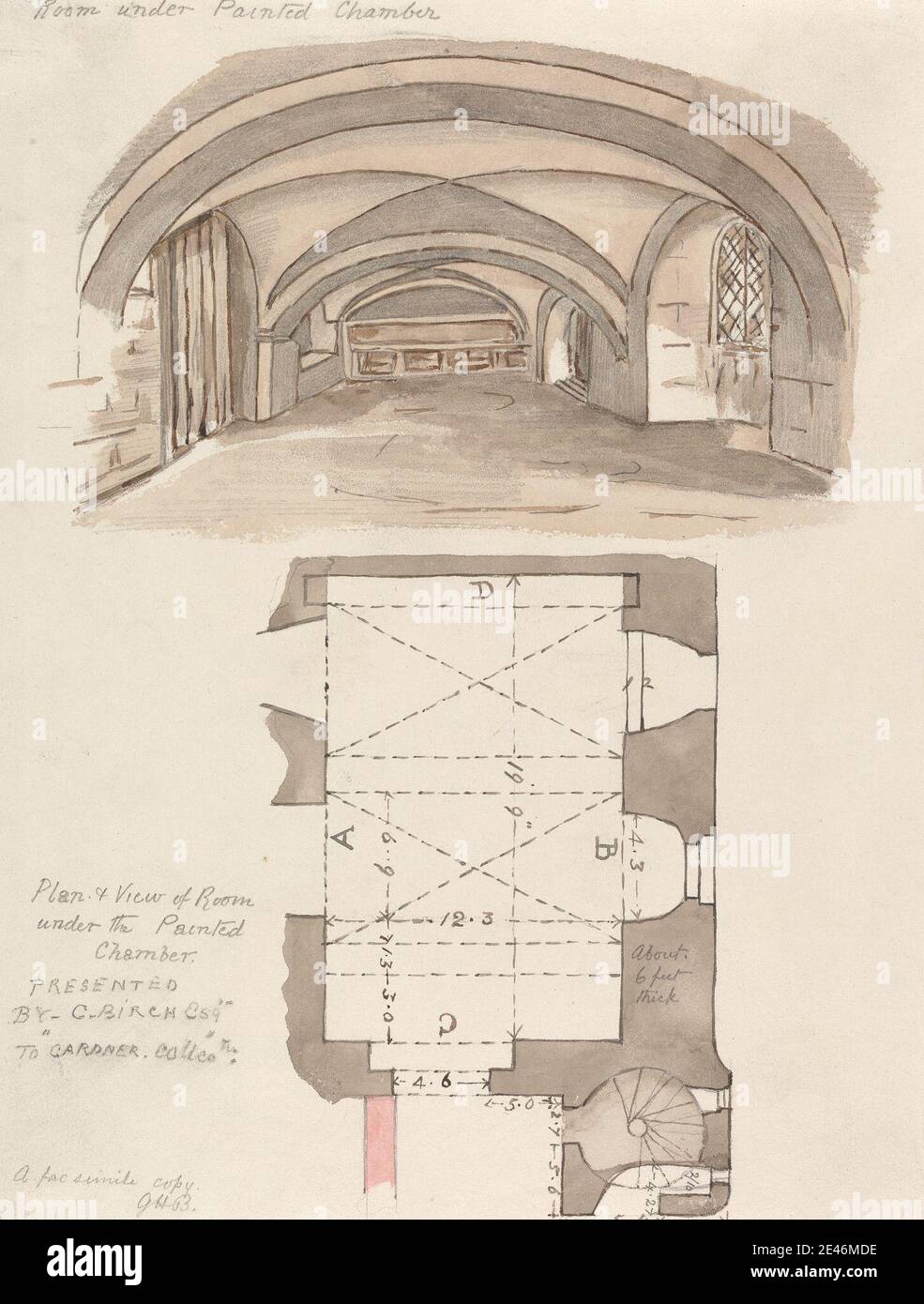 Painted chamber westminster painted chamber hi-res stock photography ...