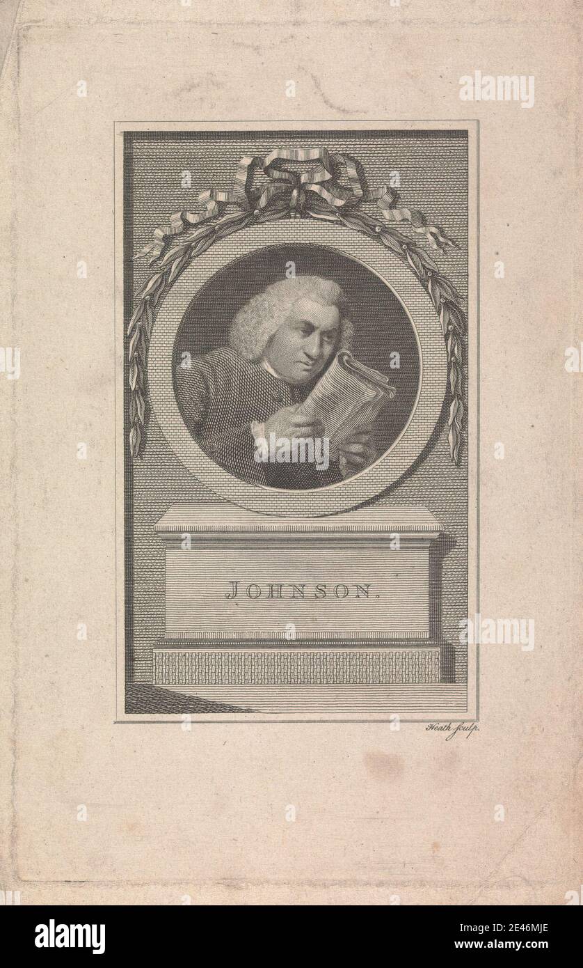 James Heath, 1757â€“1834, British, Samuel Johnson, undated. Engraving ...