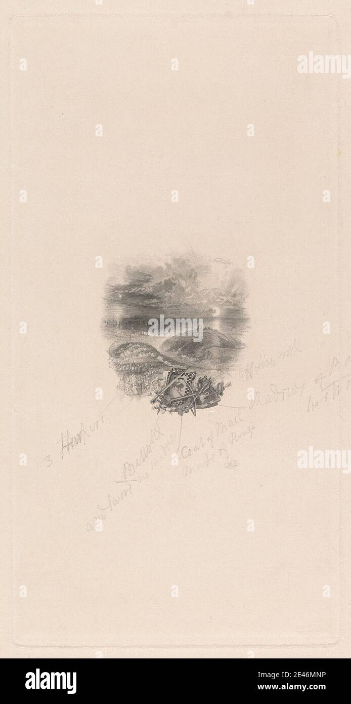 Edward Goodall, 1795â€“1870, British, Camp Hill, Hastings, 1837. Line ...