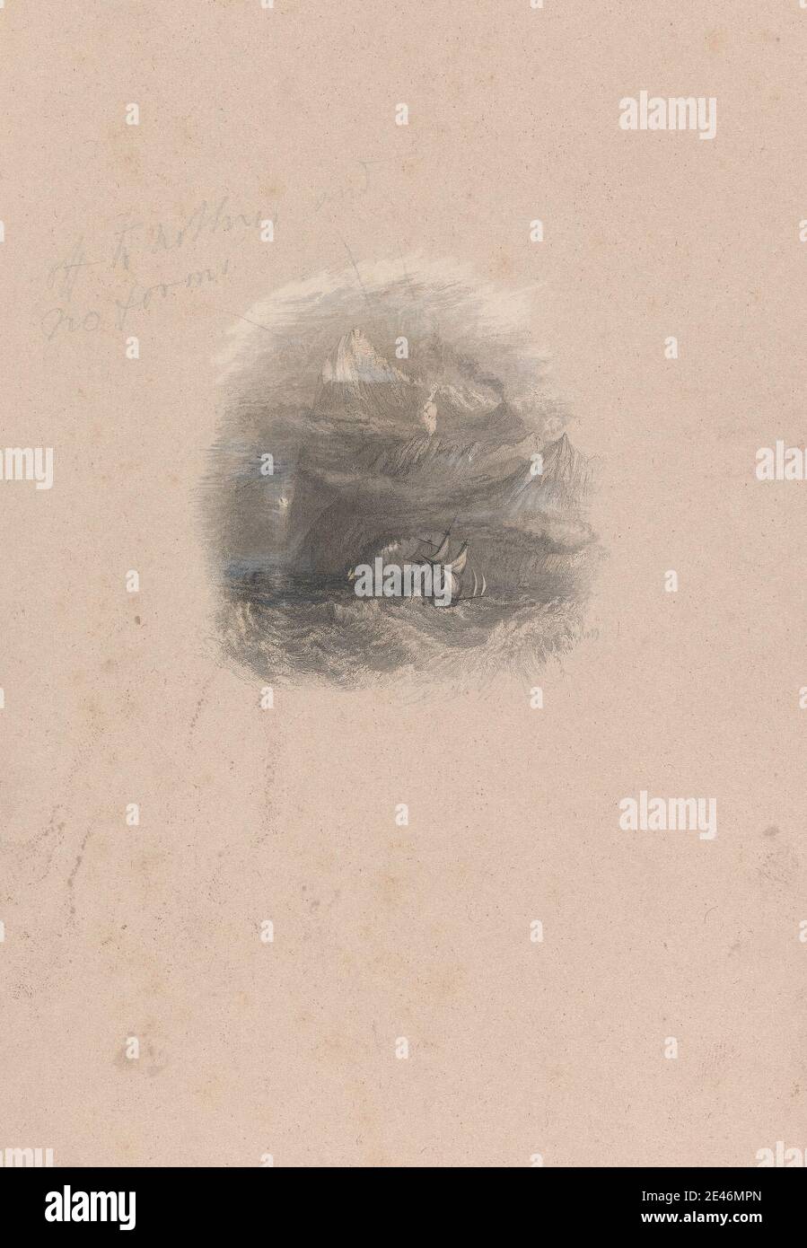 Edward Goodall, 1795â€“1870, British, The Andes Coast, 1837. Line ...