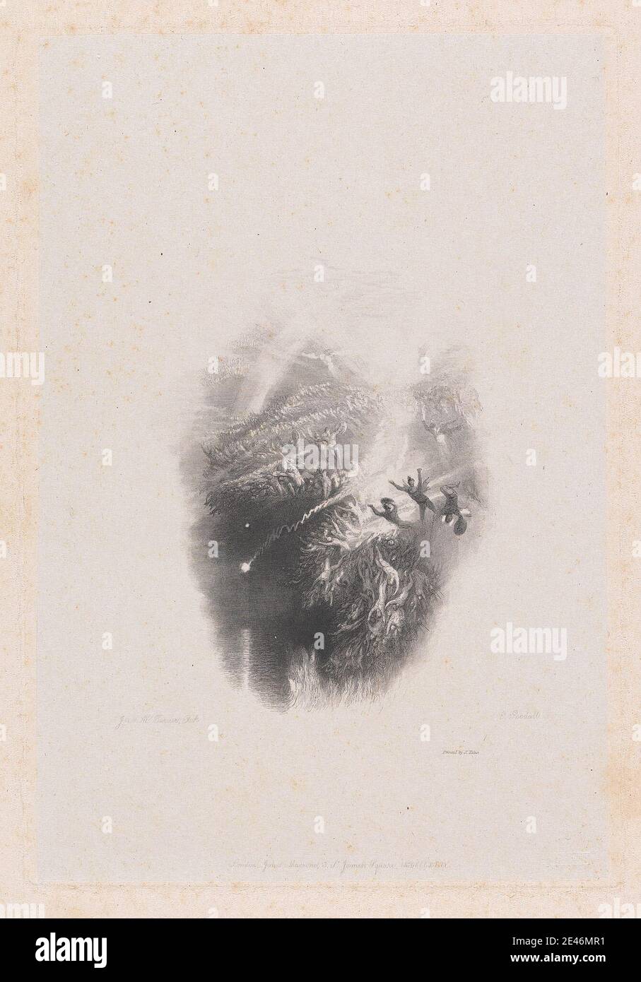 Edward Goodall, 1795â€“1870, British, The Fall of the Rebel Angels ...