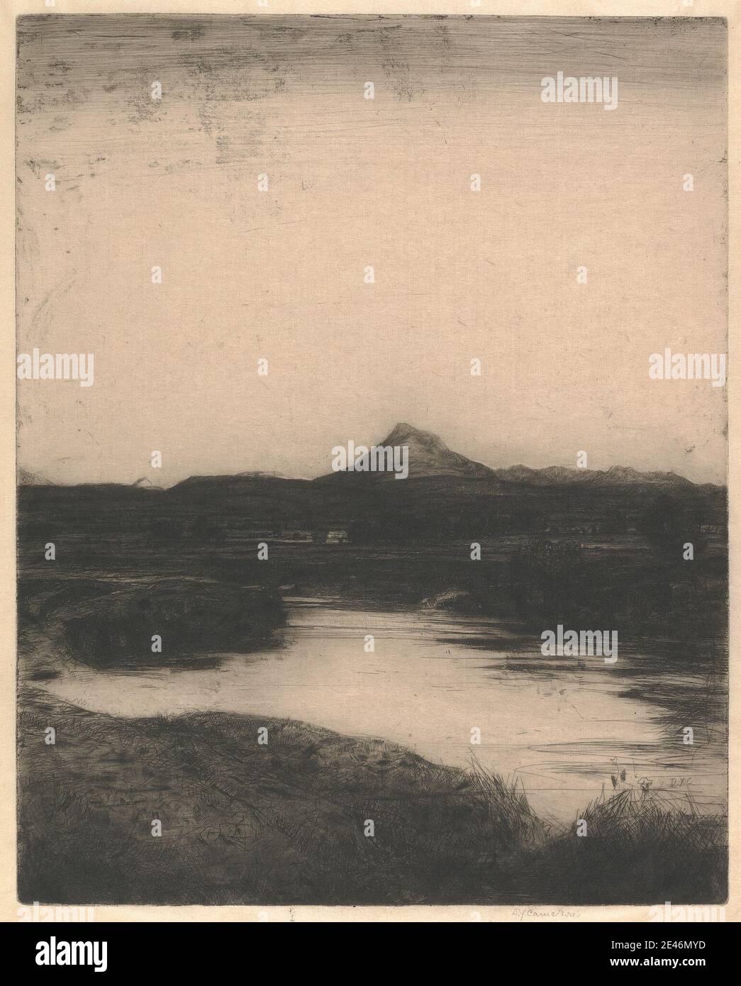 Sir David Young Cameron, 1865â€“1945, British, Ben Ledi, 1911. Etching ...