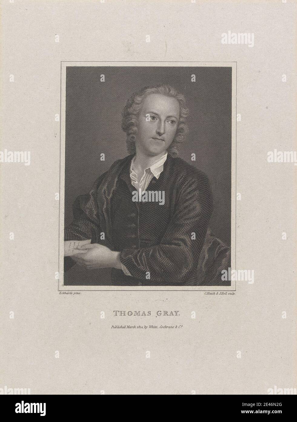 Charles Heath, 1785â€“1848, British, Thomas Gray, 1814. portrait. Gray ...