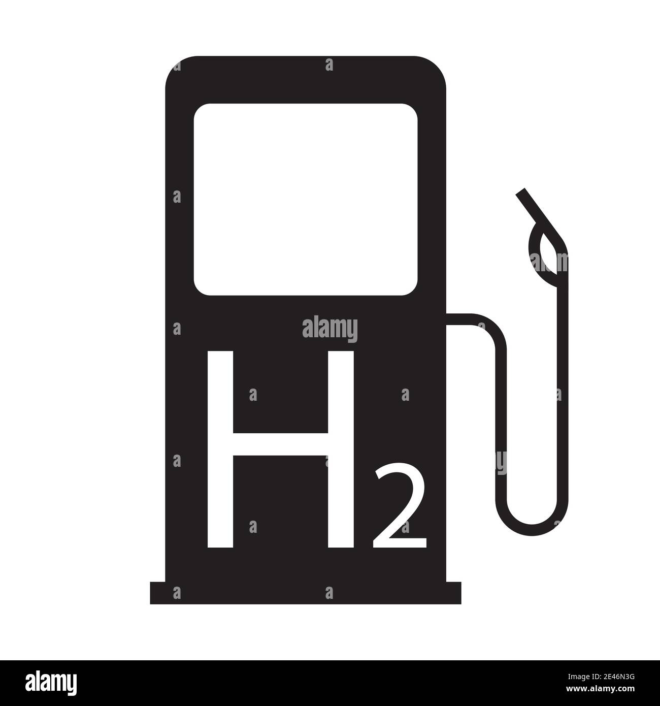 Electric car vector blue Cut Out Stock Images & Pictures - Alamy