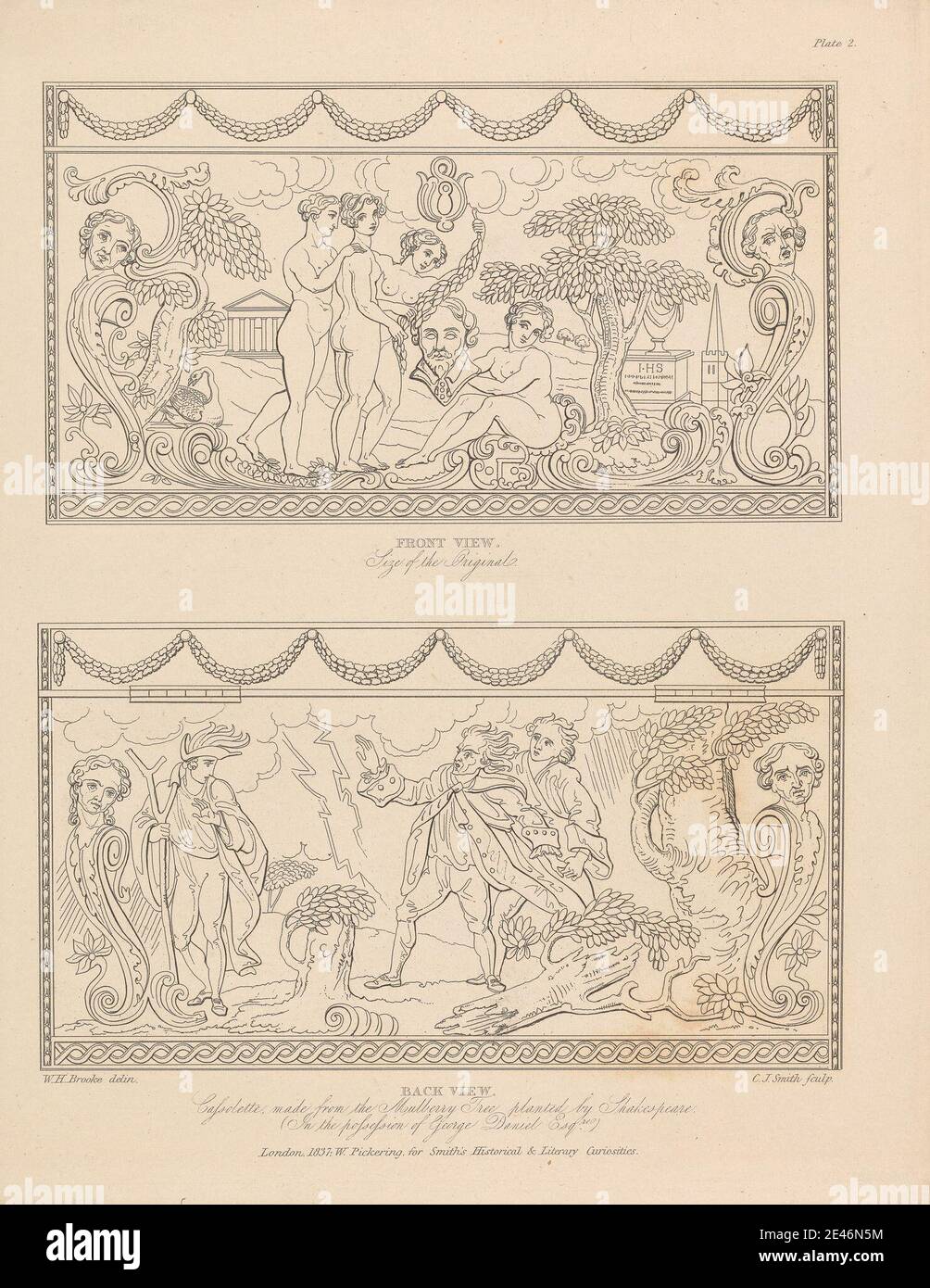 Charles John Smith, 1803â€“1838, British, Front and Back View of ...