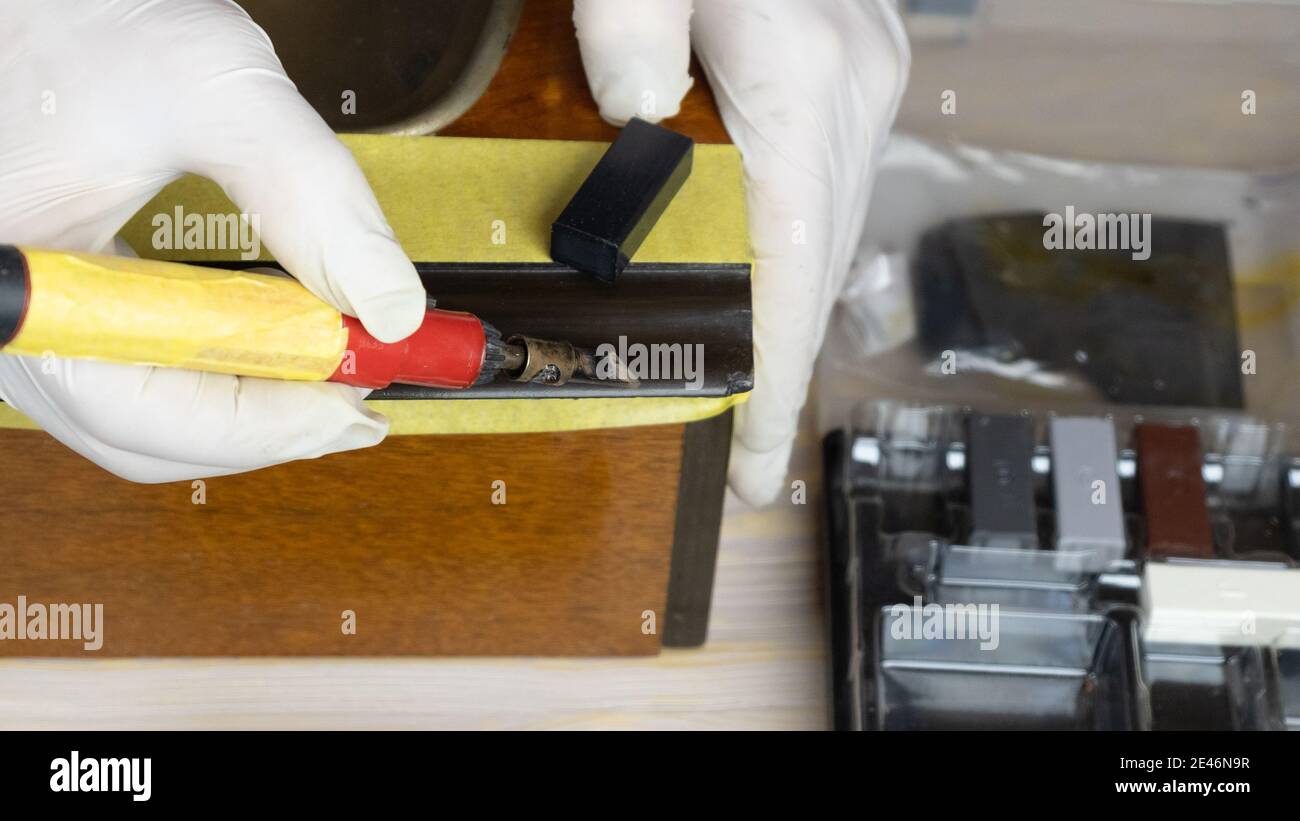 Wood defect hi-res stock photography and images - Alamy