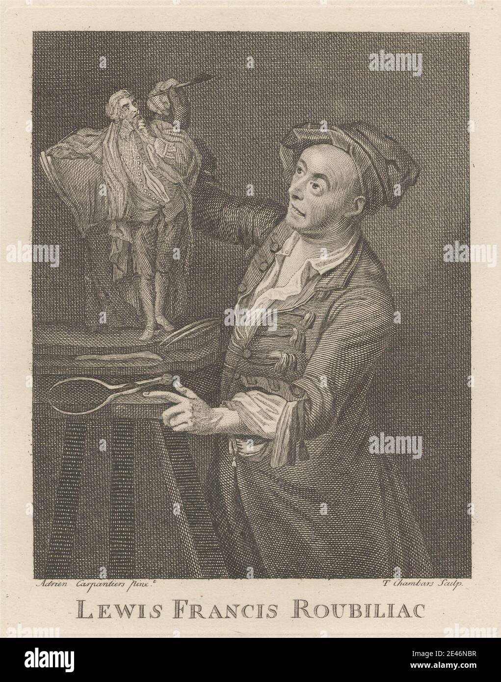 Print made by Thomas Chambars, ca. 1724–1789, British, Lewis Francis ...