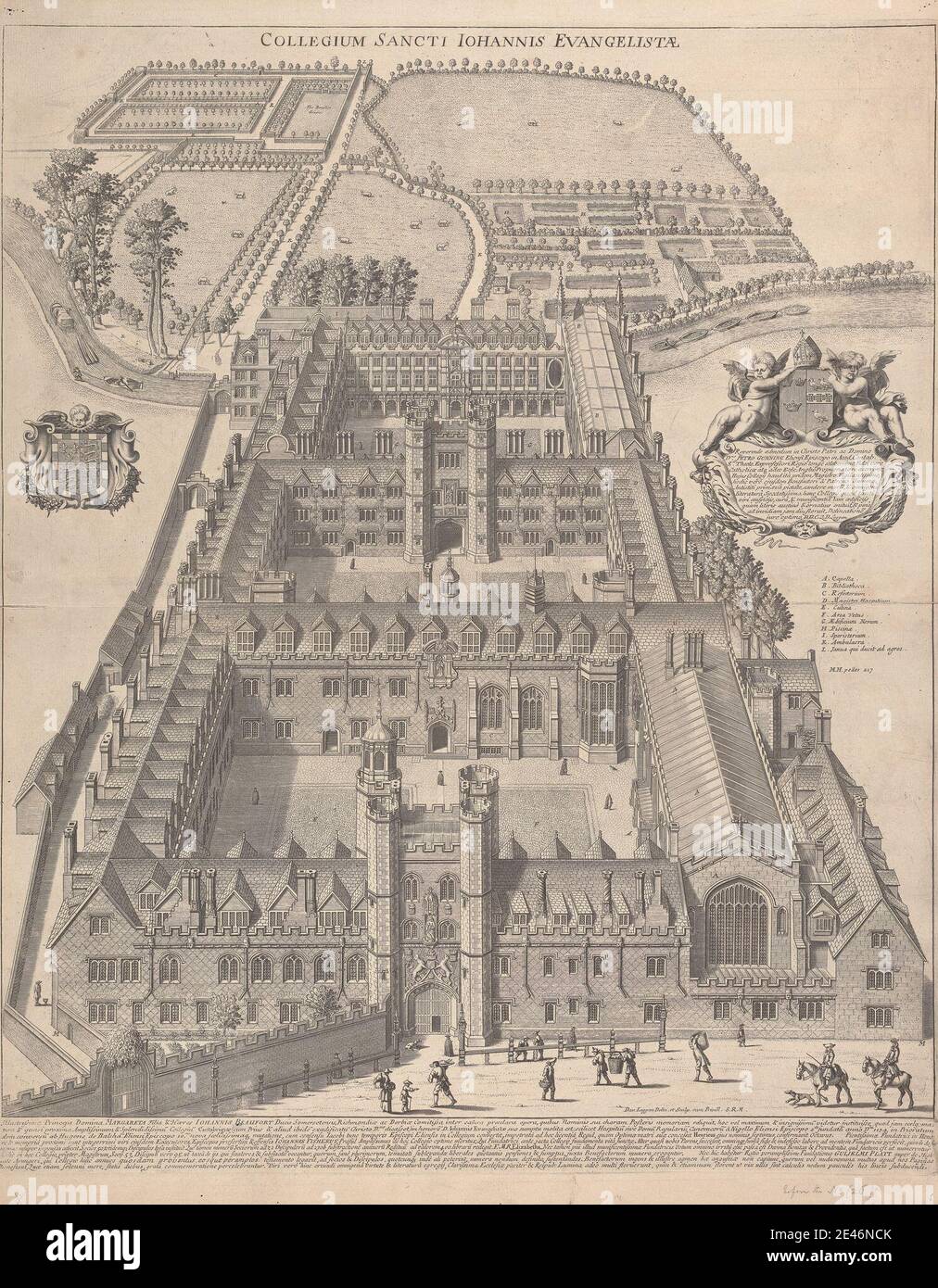 St john's college cambridge loggan hi-res stock photography and images ...