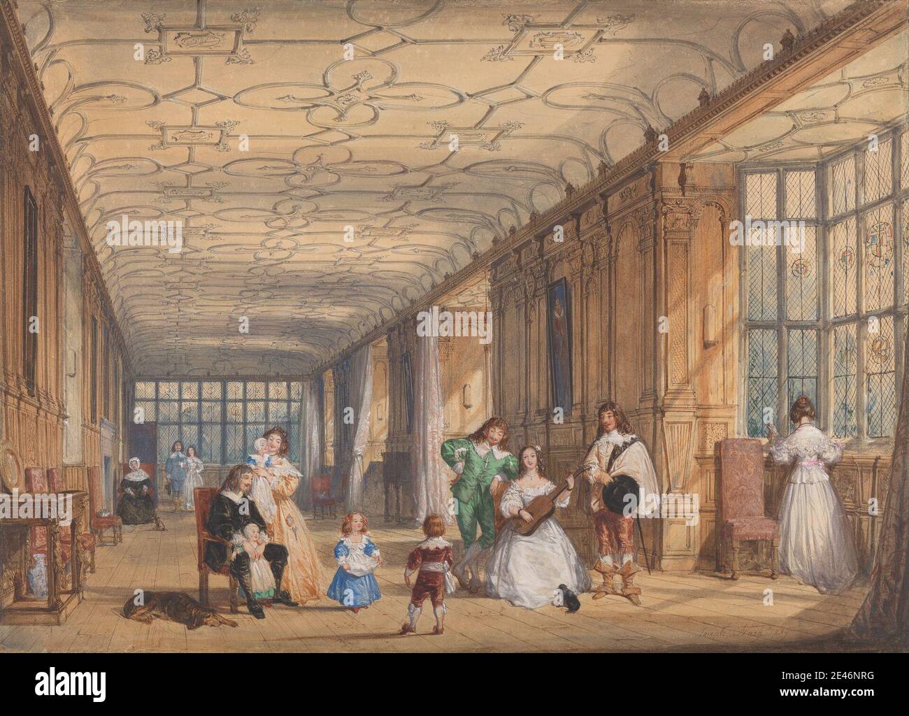 Haddon hall long gallery hi-res stock photography and images - Alamy