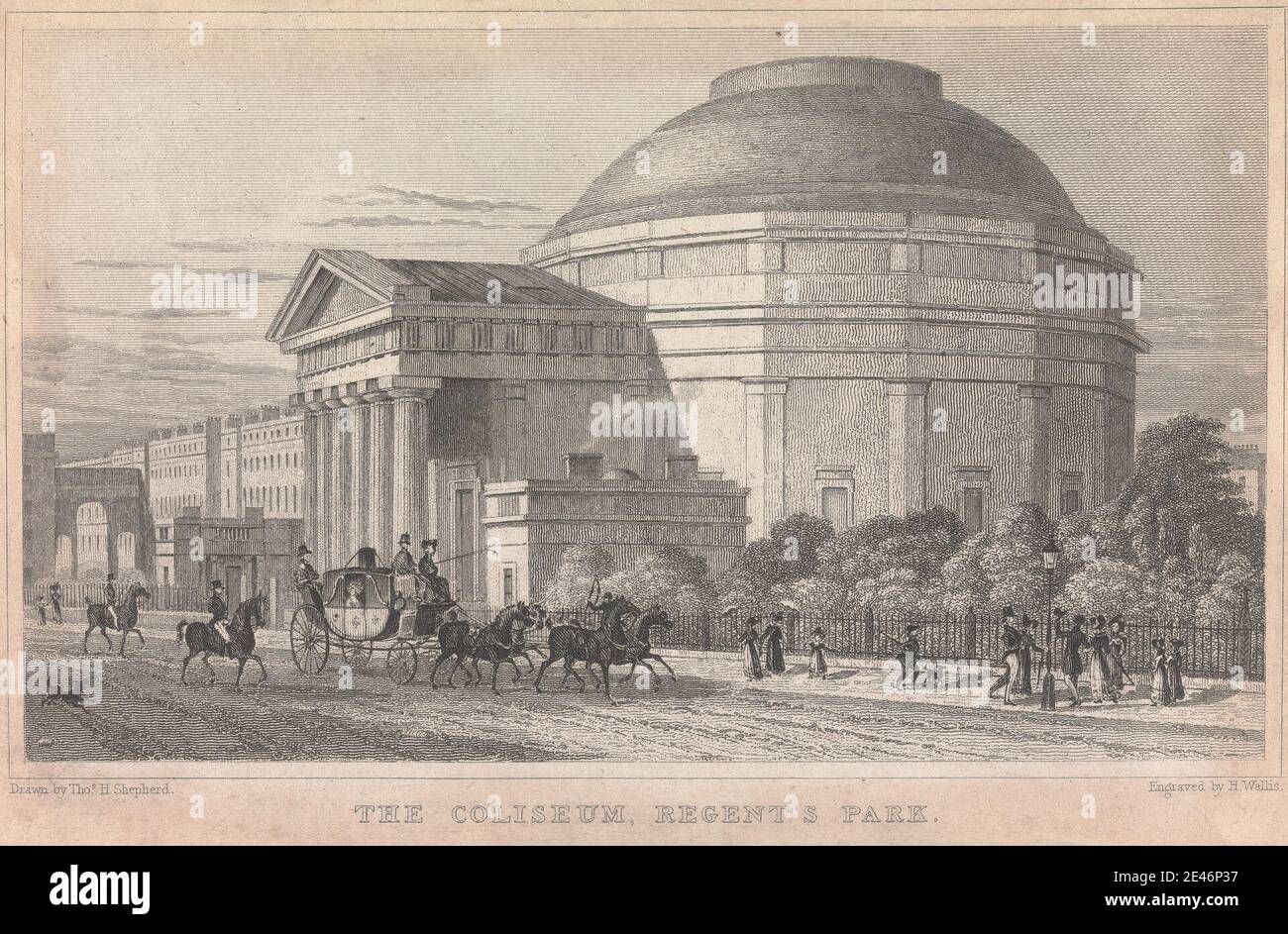 Print made by Henry Wallis, 1805–1890, British, The Coliseum, Regent's ...